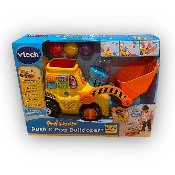 Toys | Vtech Push And Pull Bulldozer Still In Box | Poshmark